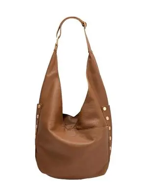 HAMMITT Tom Zip Hobo Bag - Mahogany/brushed Gold
