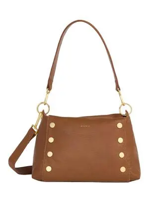 HAMMITT Bryant Medium Shoulder Bag - Mahogany/brushed Gold