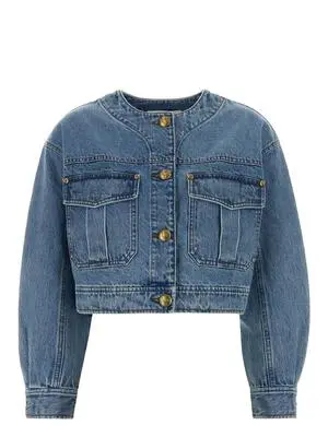ZIMMERMANN Zimmermann Denim Cropped Jacket