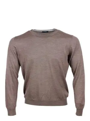 BARBA NAPOLI Wool Sweater - Brown