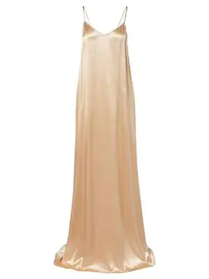 FERRAGAMO Satin Gown - Beige