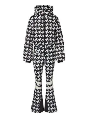 Perfect Moment Polar Houndstooth Ski Suit - Black
