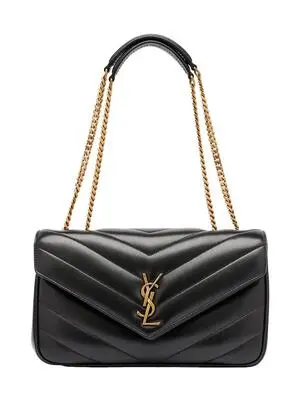 Saint Laurent Loulou Medium Shoulder Bag - Black