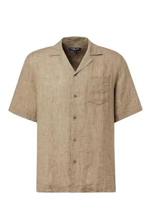 Frescobol Carioca Frescobol Carioca Angelo Linen Shirt Green