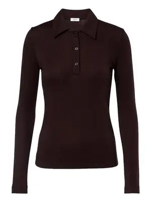 AGOLDE Amos Polo Shirt - Brown