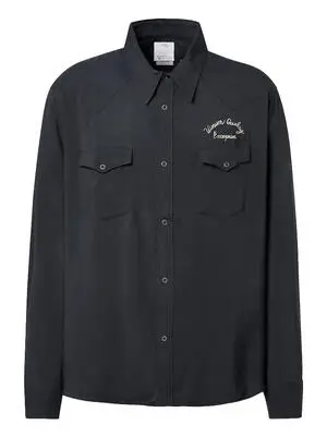 Visvim Four Corners Canvas Shirt - Black
