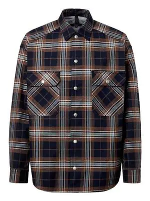 Comme Des Garçons Homme Plaid Cotton Overshirt - Brown