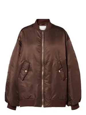 THE FRANKIE SHOP Astra Bomber Jacket - Brown