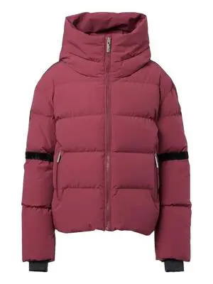 Fusalp Barsy Velvet-trimmed Down Ski Jacket - Burgundy