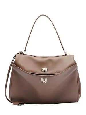 Balenciaga Rodeo Medium Leather Tote - Brown