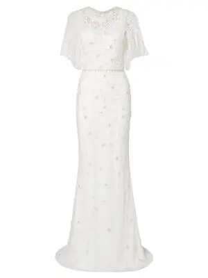 Jenny Packham Bridal Sylvia Embellished Gown - White