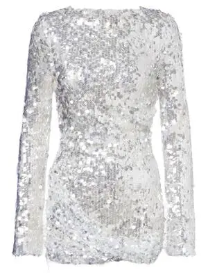 CHRISTOPHER ESBER Opaline Sequined Minidress