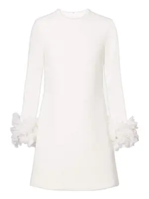 Safiyaa Crêpe Minidress - White