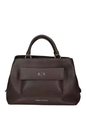 Armani Exchange Pocket-detail Tote Bag - Brown