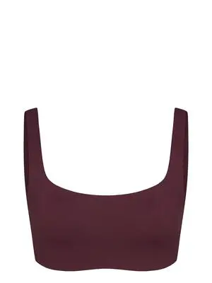 NIKESKIMS Matte Scoop Neck Bra - Red
