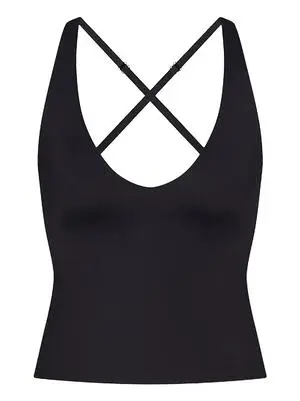 NIKESKIMS Shine V-neck Tank - Black