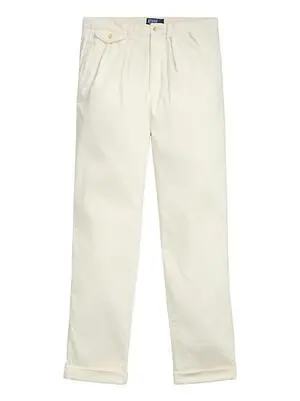 Ralph Lauren Relaxed-fit Cotton-cord Trousers - Warm White