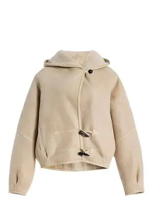 Isabel Marant Amiel Shearling Jacket - Ivory