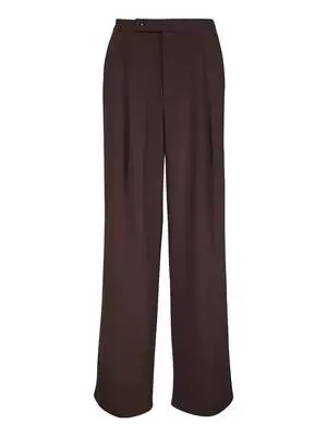 Vince Pleated Trousers - Brown