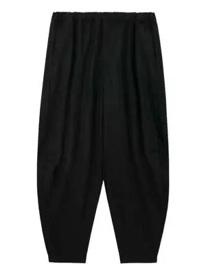 BLACK COMME DES GARÇONS Elastic-waist Trousers - Black