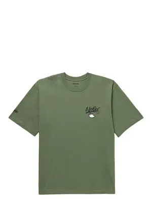 NEIGHBORHOOD Printed Cotton-jersey T-shirt - Green