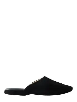 Charvet Suede Slippers - Black