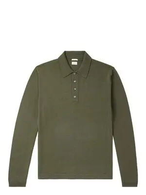 MASSIMO ALBA Massimo Alba - Wool Polo Shirt - Men - Green - S