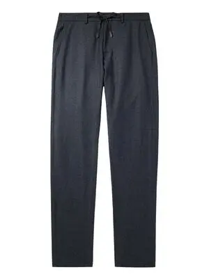 Canali Straight-leg Wool Trousers - Gray