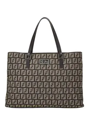 Fendi Zucchino Tote - Brown