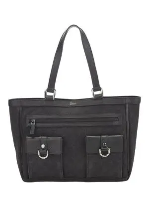 Gucci Gg Abbey Pocket Tote - Black