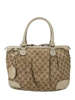 Gucci Original Gg Sukey Handbag - White