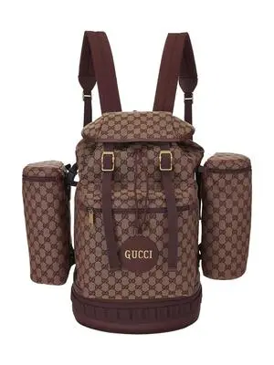 Gucci Gg Alpina Trekking Backpack - Burgundy