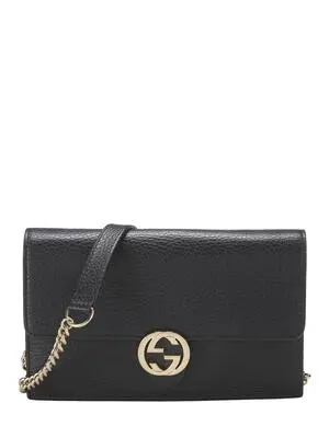 Gucci Interlocking Crossbody - Black