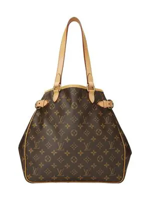 LOUIS VUITTON Monogram Batignolles Vertical Tote - Brown