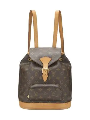LOUIS VUITTON Monogram Montsouris Backpack - Brown