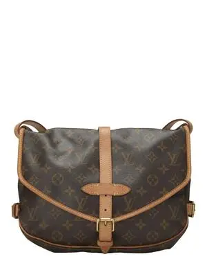 LOUIS VUITTON Monogram Saumur 30 - Brown