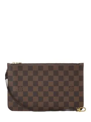 LOUIS VUITTON Damier Ebene Neverfull Pouch GM NM