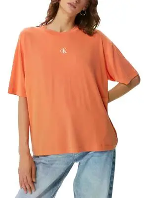 Calvin Klein Logo T-shirt - Orange