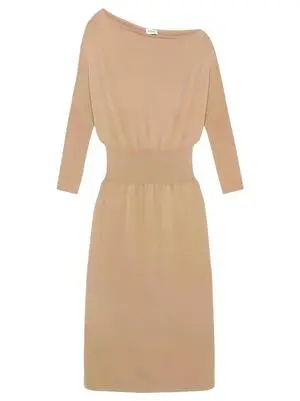 Simkhai One-shoulder Midi Dress - Neutrals
