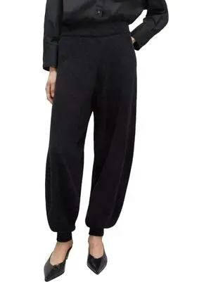 CORDERA Cotton Knit Trousers - Grey