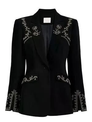 Cinq À Sept Cheyenne Embellished Blazer - Black