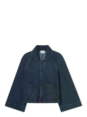 FRAME Swing Flared Jacket - Blue