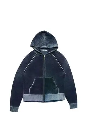 Acne Studios Hooded Zip Up - Blue