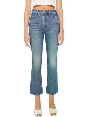 MOTHER The Hustler Ankle Jeans - Blue