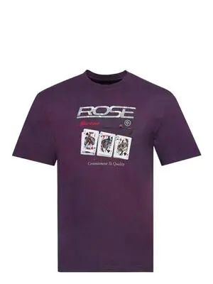 Martine Rose Cards Classic T-shirt - Purple