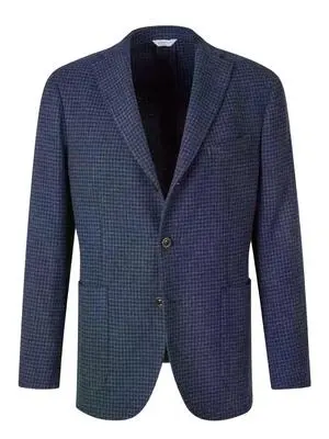 Boglioli Notched Wool Jacket - Blue