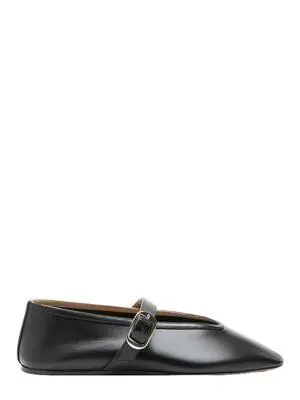 Le Monde Beryl Stella Leather Slipper - Black