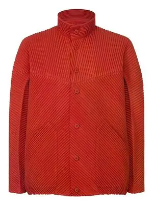 ISSEY MIYAKE Plissé Buttoned Jacket