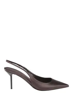 Paris Texas 70mm Slingback Heeled Pumps - Brown