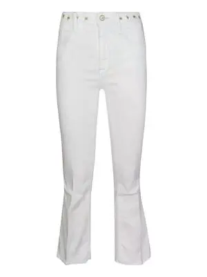 Jacob Cohen Victoria Floral-embellished Jeans - White